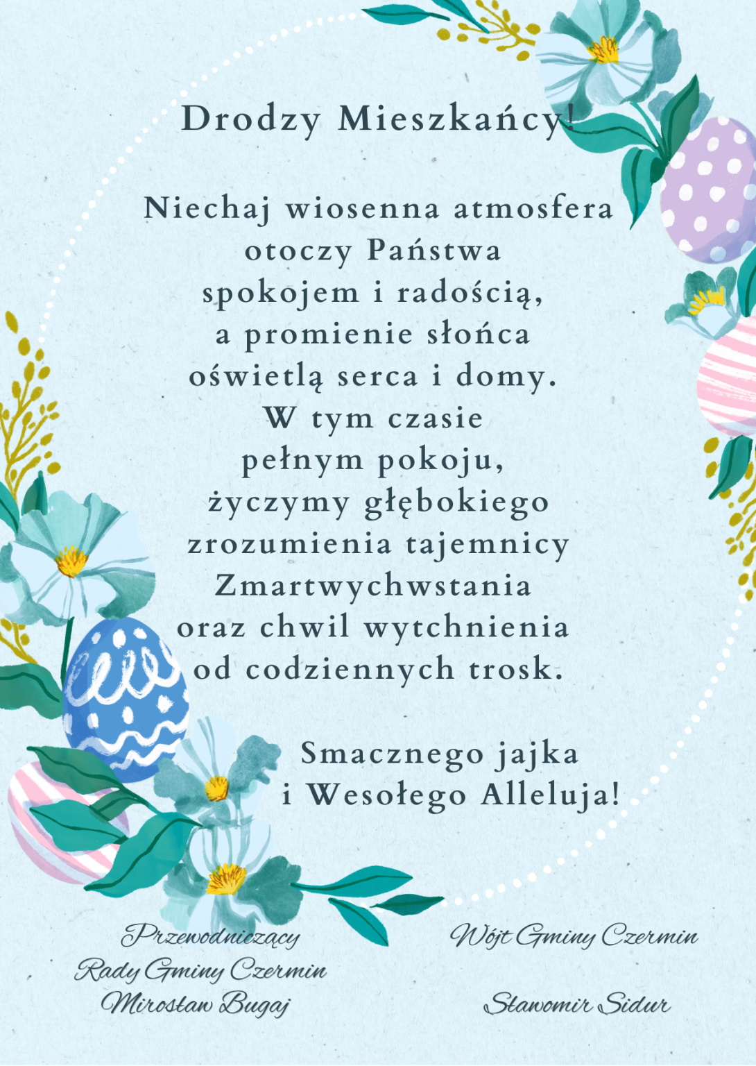 Wesołego Alleluja! - Urząd Gminy Czermin : Urząd Gminy Czermin